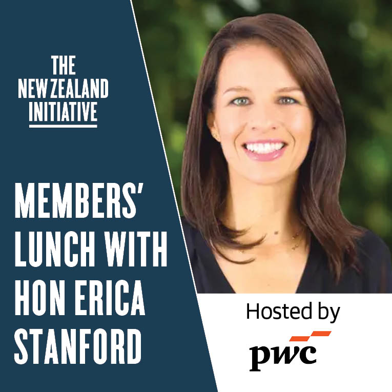 Members' Lunch with Hon Erica Stanford | The New Zealand Initiative