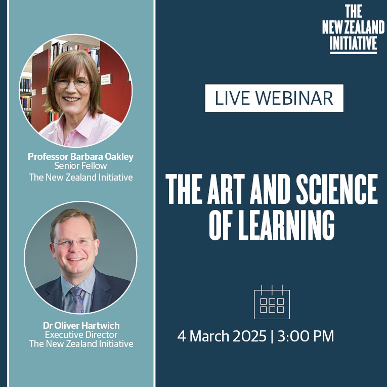 Webinar: The Art and Science of Learning | The New Zealand Initiative