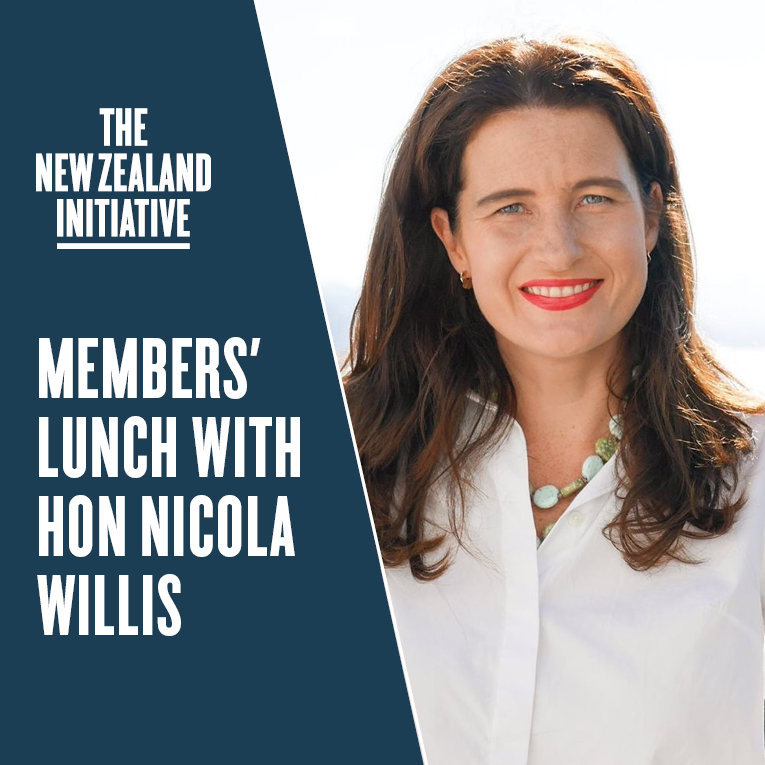 Members' Lunch with Hon Nicola Willis | The New Zealand Initiative