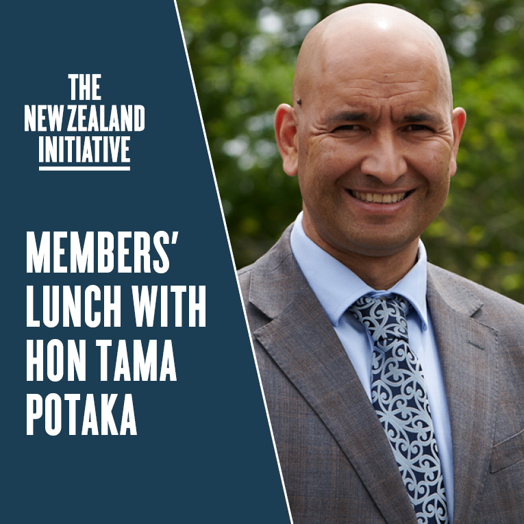 Members' Lunch with Hon Tama Potaka | The New Zealand Initiative
