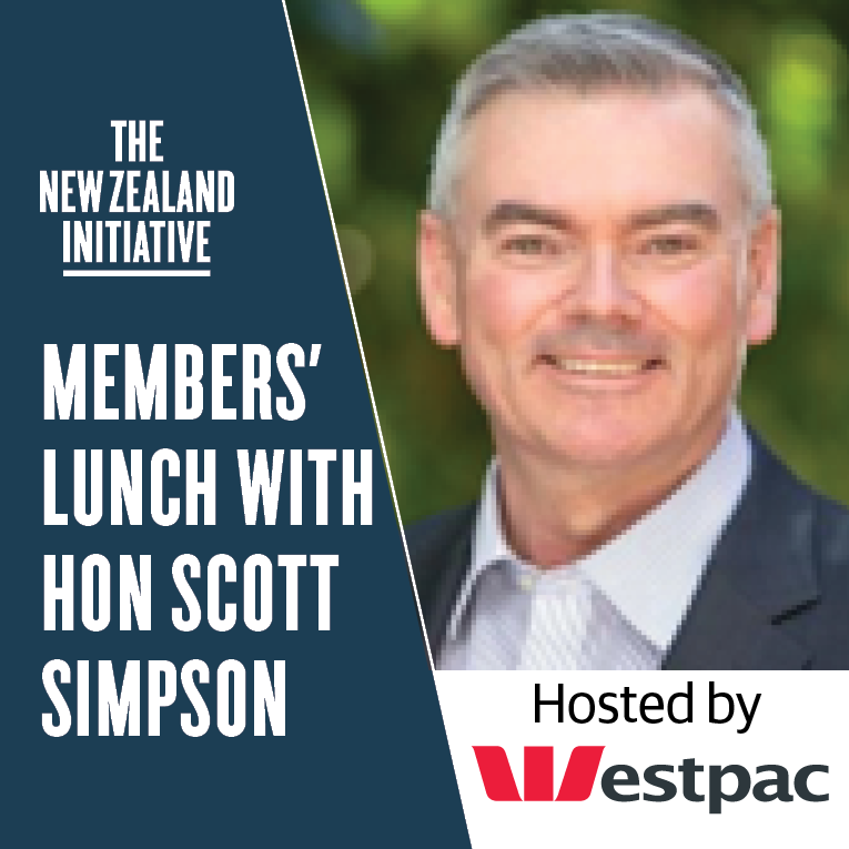 Members' Lunch with Hon Scott Simpson | The New Zealand Initiative